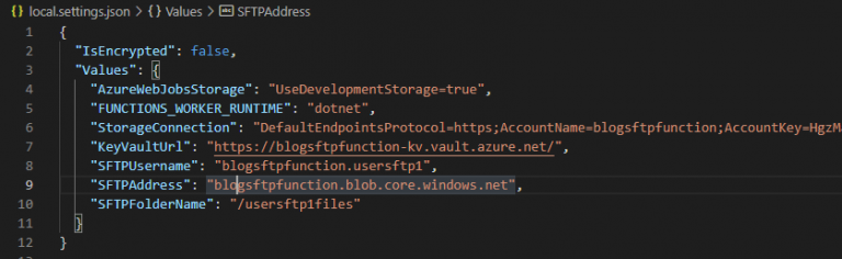 Connecting An Azure Function To A Sftp Server Using Ssh Keys Stored In