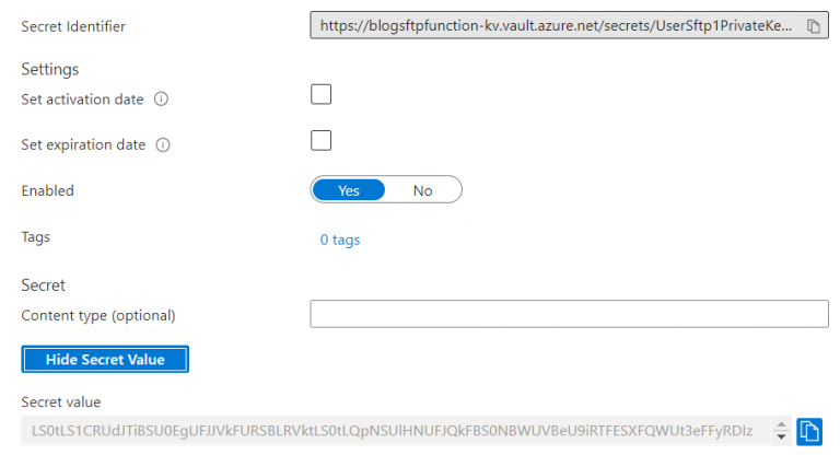 Connecting An Azure Function To A Sftp Server Using Ssh Keys Stored In Azure Key Vault